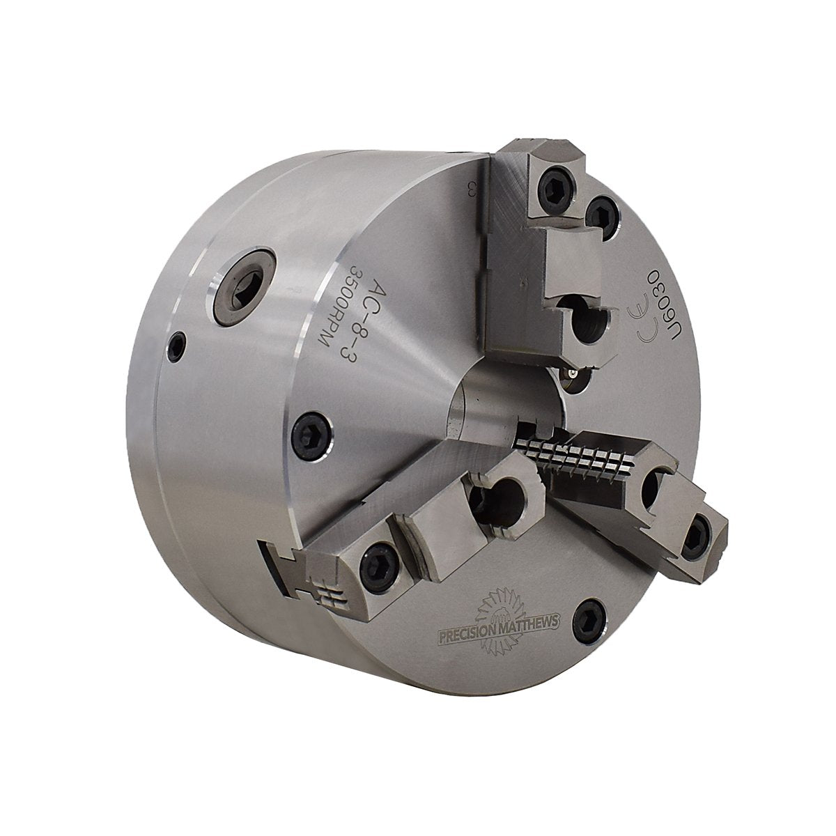 8" Adjustable Ultra Precision 3 Jaw Chuck, D1-5 Mount — Precision ...