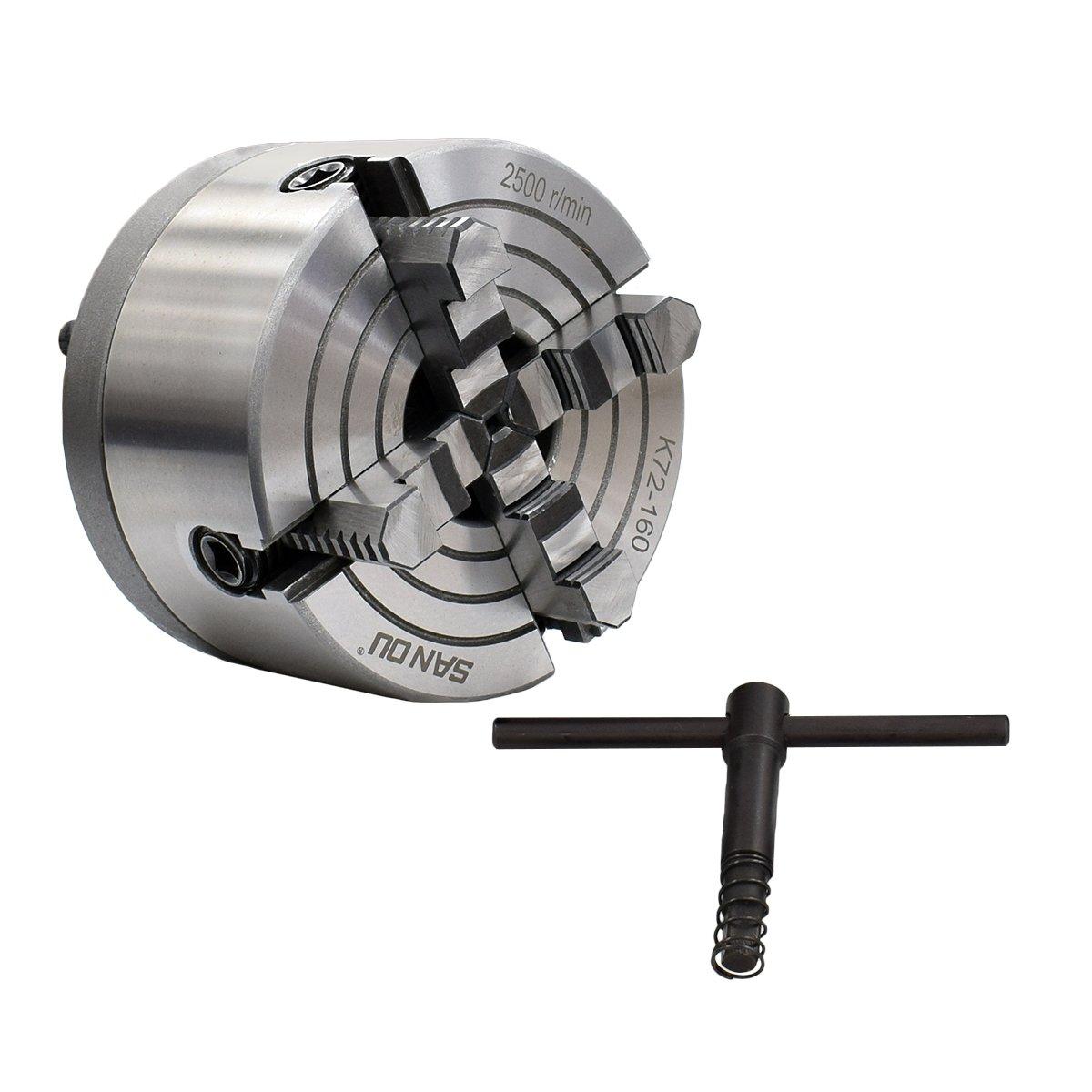 6" Precision 4 Jaw Lathe Chuck, D1-4 Mount — Precision Matthews ...