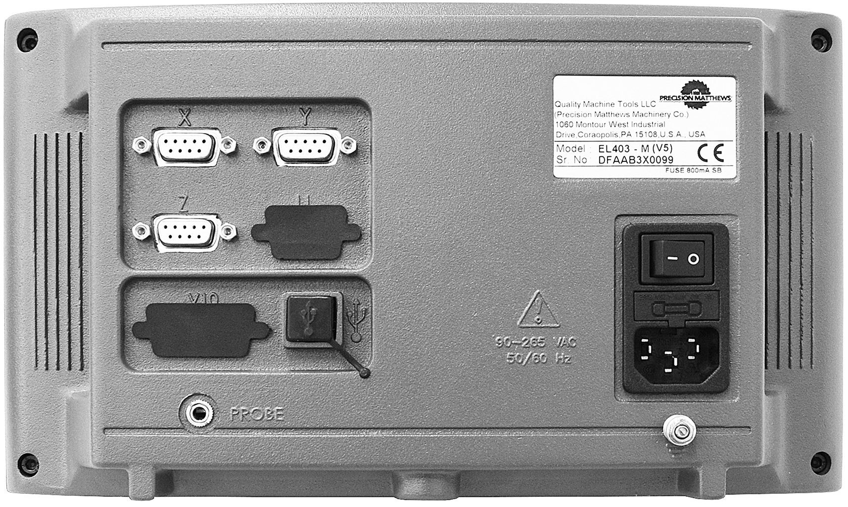 MagXact MX-100M Magnetic 3 Axis Mill DRO - 12x24x20 Inch Scales ...