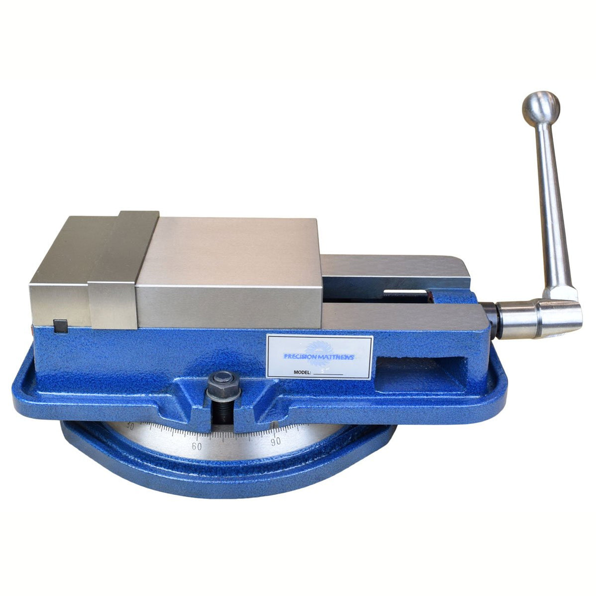 5 Inch High Precision Milling Vise w/Swivel Base — Precision Matthews ...