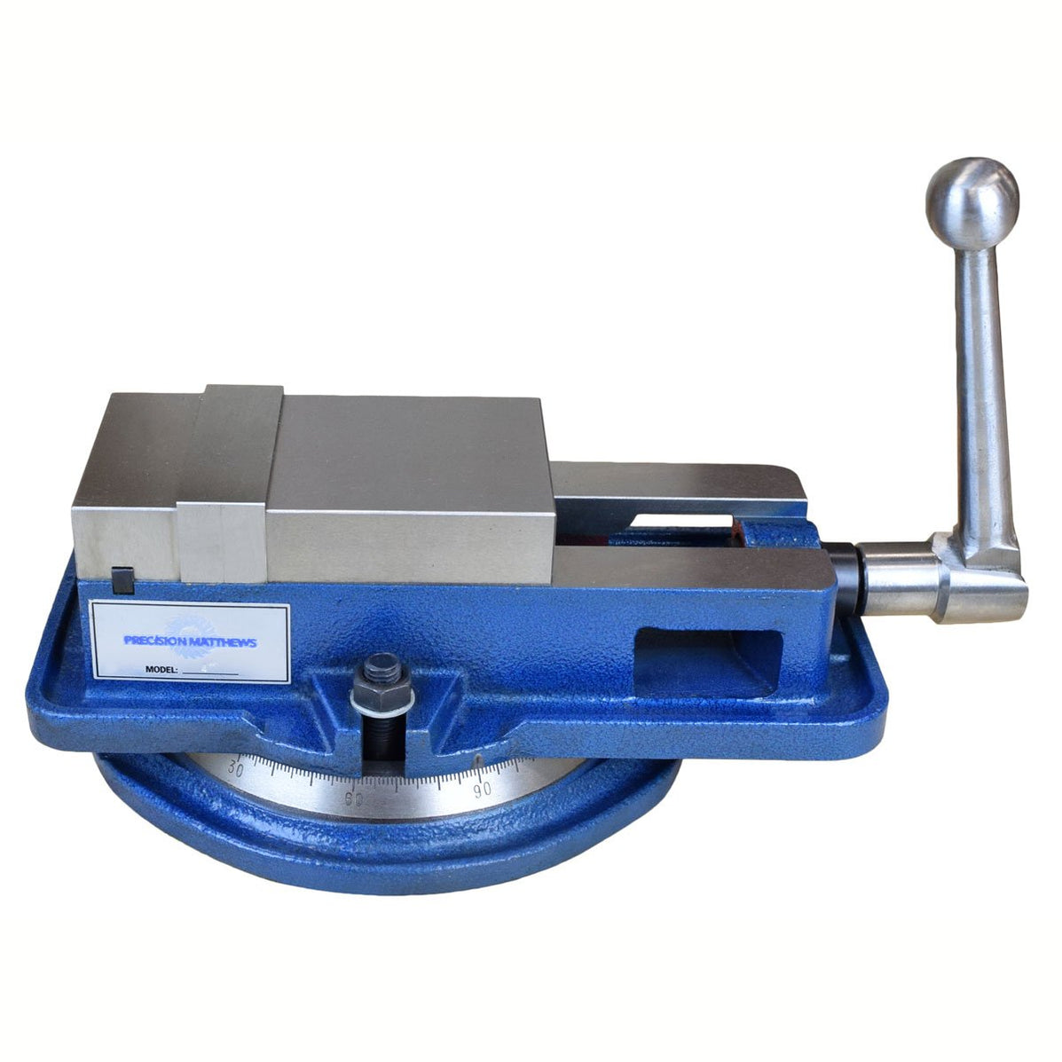 4 Inch High Precision Milling Vise w/Swivel Base — Precision Matthews ...