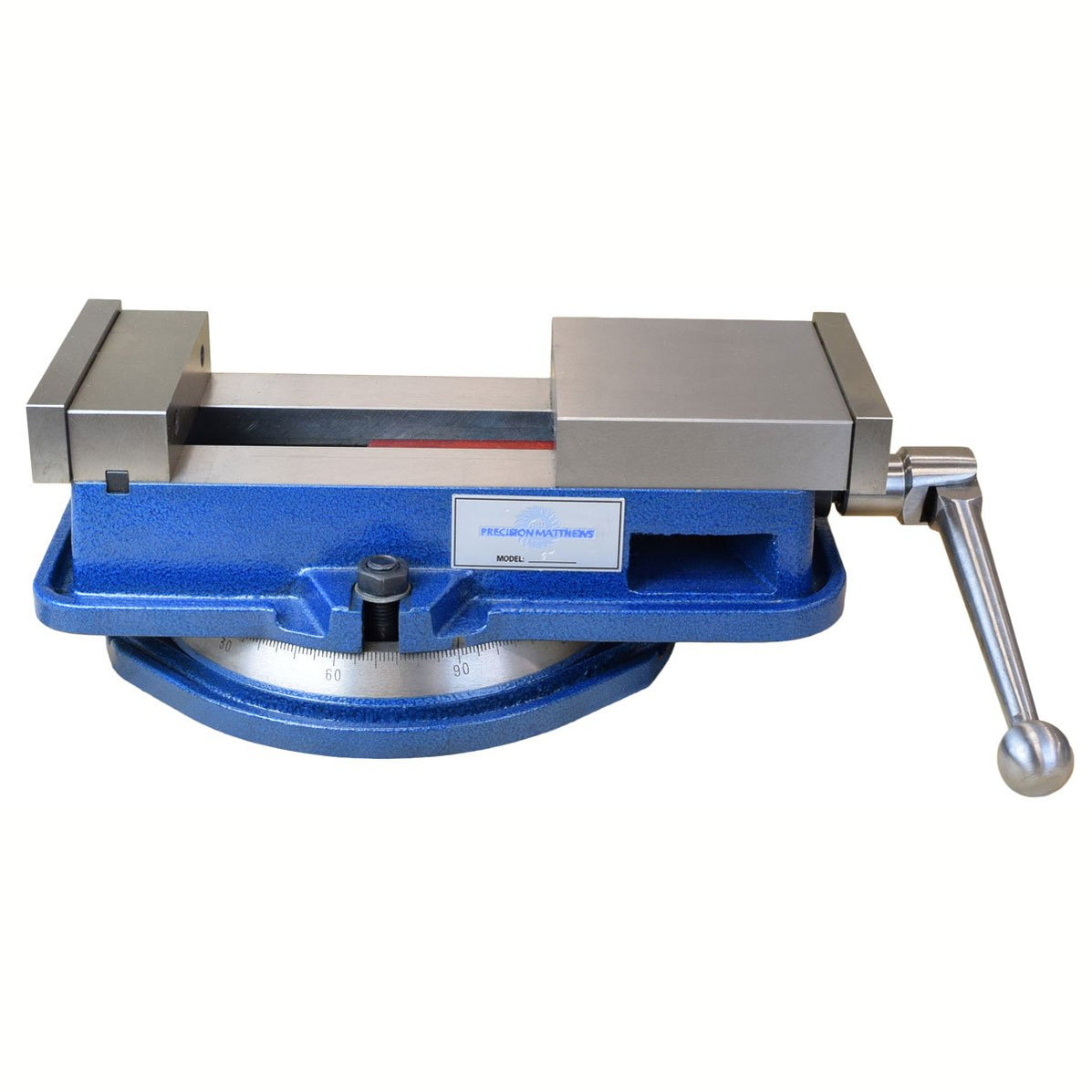 5 Inch High Precision Milling Vise w/Swivel Base — Precision Matthews ...