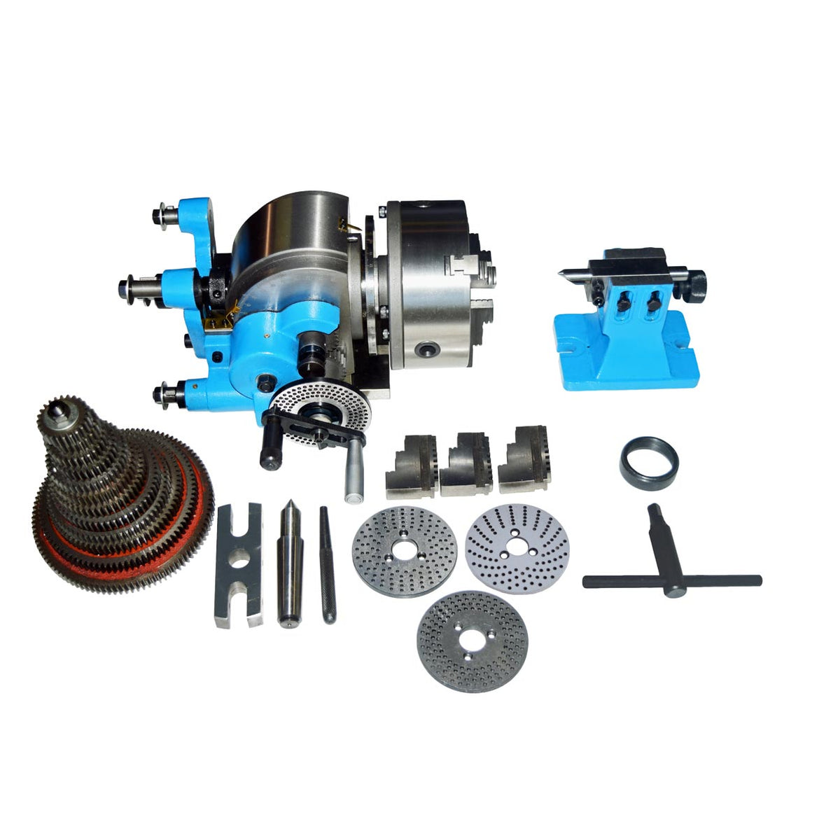 BS-2 Full Universal Dividing Head Set, With 8" Chuck (Can Cut Spirals ...