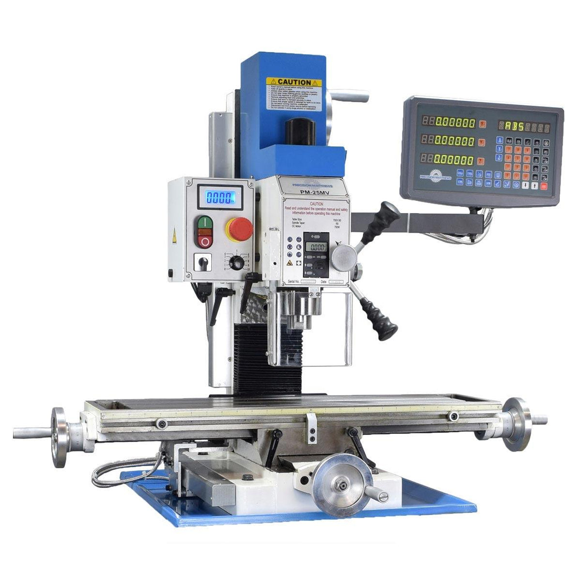 PM-25MV Variable Speed Milling Machine — Precision Matthews Machinery Co