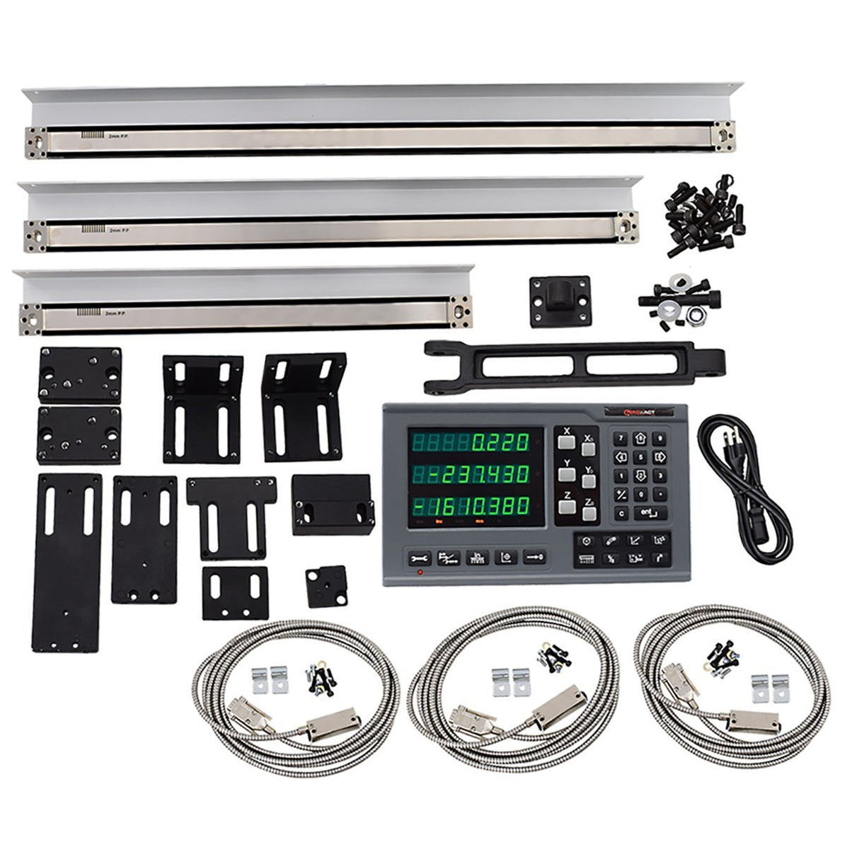 MagXact MX-100M Magnetic 3 Axis Mill DRO - 14x26x20 Inch Scales ...