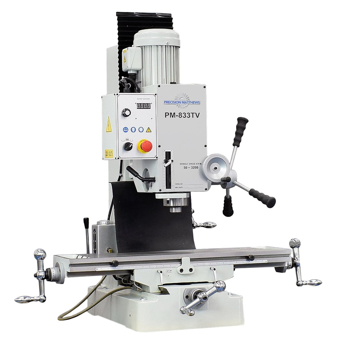 PM-833TV Ultra Precision Variable Speed Milling Machine — Precision ...