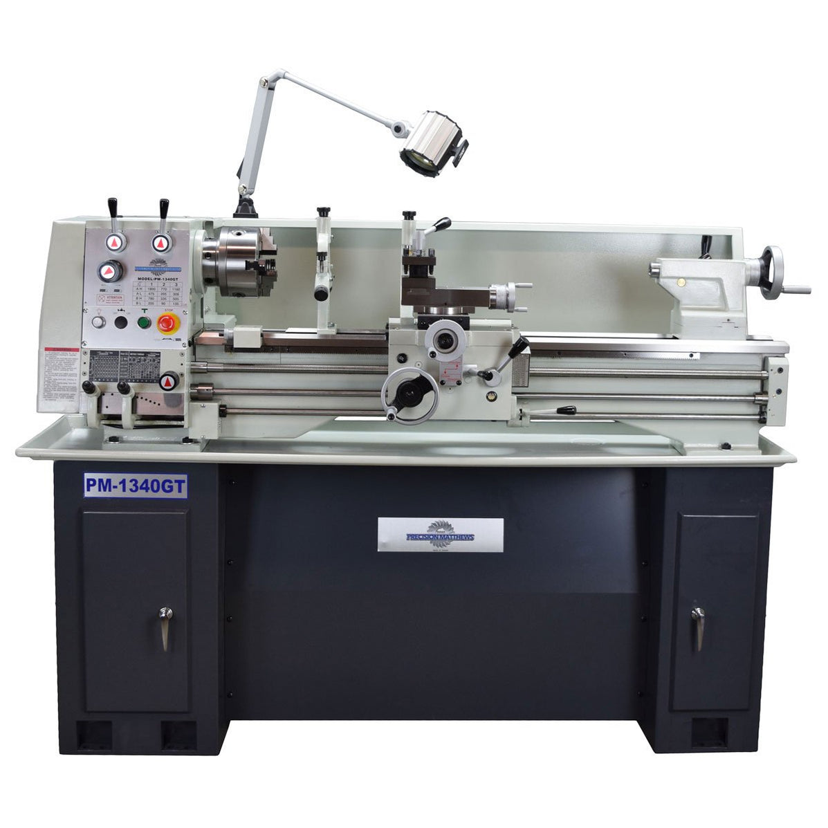 PM-1340GT 13"x40" Ultra Precision Lathe — Precision Matthews Machinery Co
